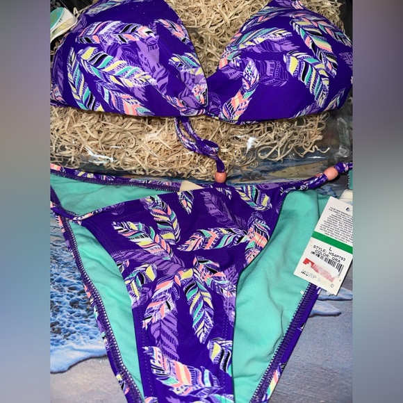 Hobie | Swim | New Hobie 2 Pc Bikini In Large Stitch In Padding ...